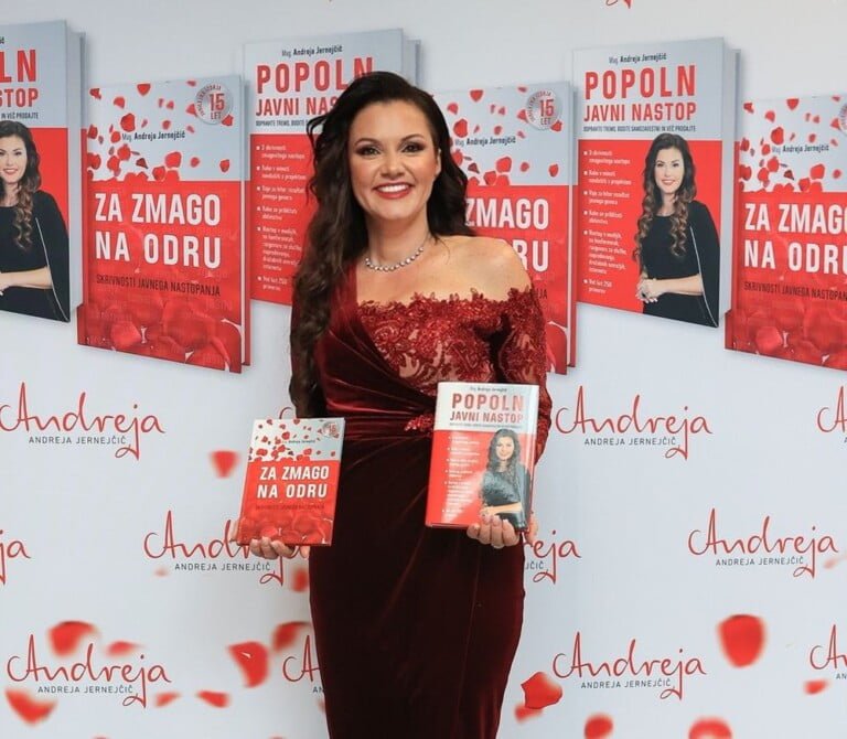 Andreja Jernejčič izdala dve izjemni knjigi o javnem nastopanju